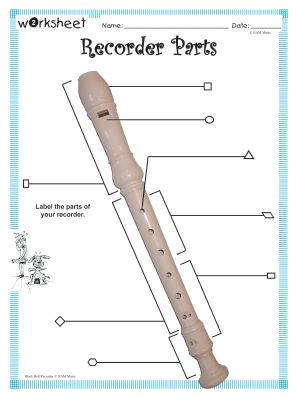 Black Belt Recorder Student White Worksheet Pack Download IJAM Music ...